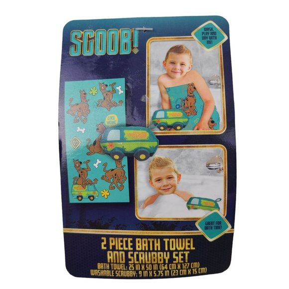 Warner Bros. | Bath | Scoob Scoobydoo Mystery Machine Bath Towel And ...